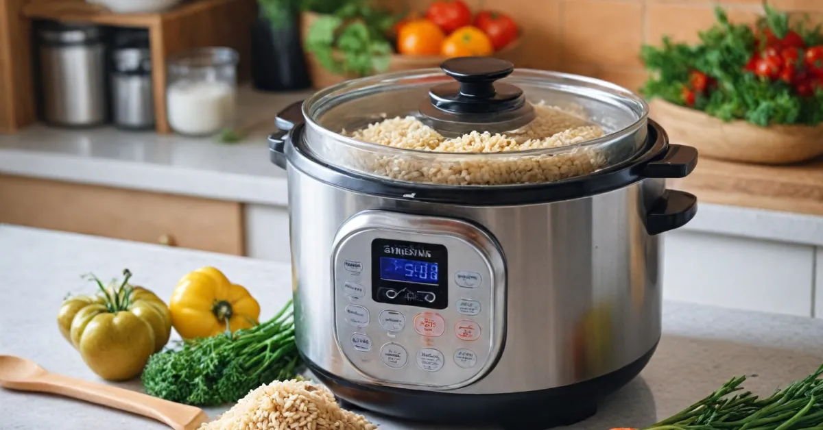 How to cook perfect brown rice in a rice cooker - Electric P