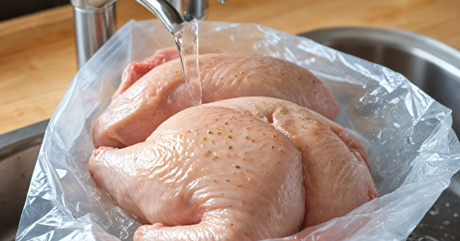 How to defrost chicken fast while keeping it safe and tender